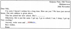 CHSE Odisha Class 11 English Writing Personal Letters and Notes – BSE ...