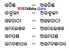 BSE Odisha 9th Class Odia Solutions Chapter 11 ପ୍ରକୃତ ବନ୍ଧୁ – BSE Odisha