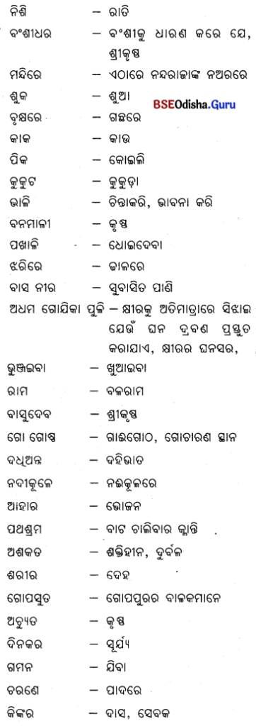 CHSE Odisha Class 12 Optional Odia Solutions Chapter 4 ଉଠ ନିଶି ପାହିଲା – BSE Odisha