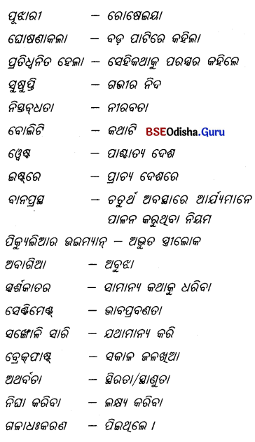 CHSE Odisha Class 12 Optional Odia Solutions Chapter 16 ‘ମା’ ଆସିଲେଣି ...